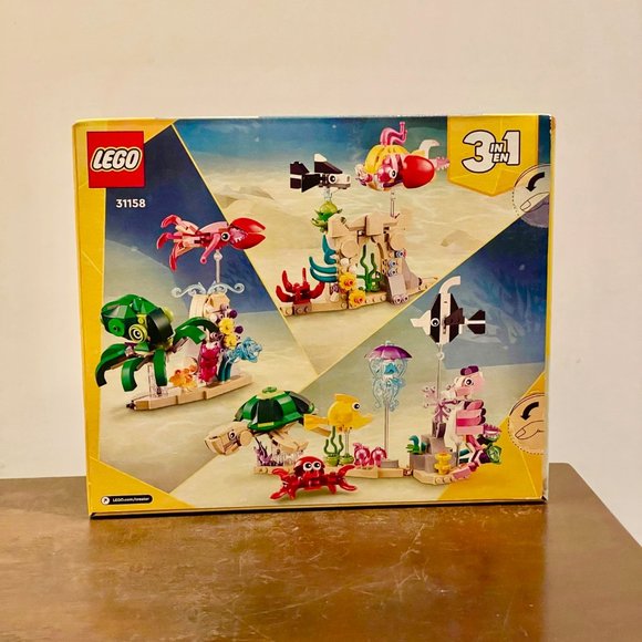 Lego | Toys | New Lego Creator 3158 Sea Animals 3 In 1 Turtle Fish Crab ...